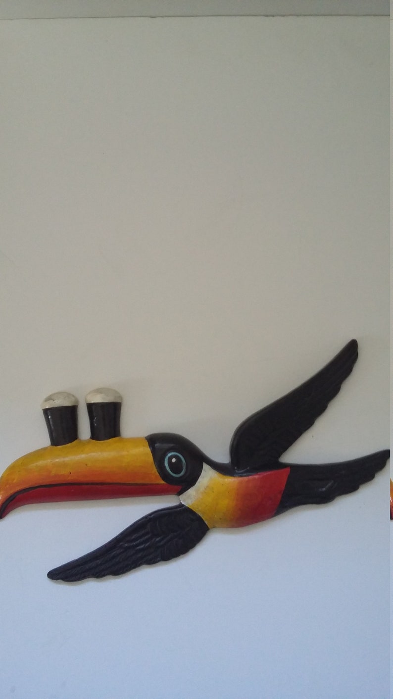 Three Large Graduated Guinness Collectable Flying Toucans - Etsy