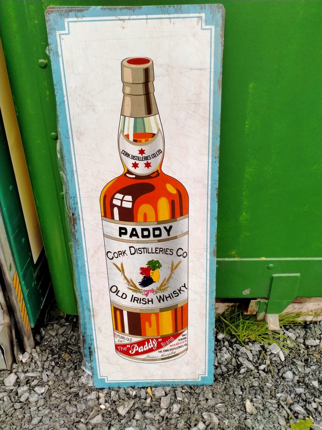 Tall Paddy Whiskey Metal Wall Sign/map of Ireland Whiskey - Etsy Australia
