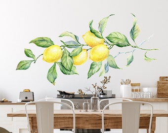 Lemon Wall Decals | Etsy