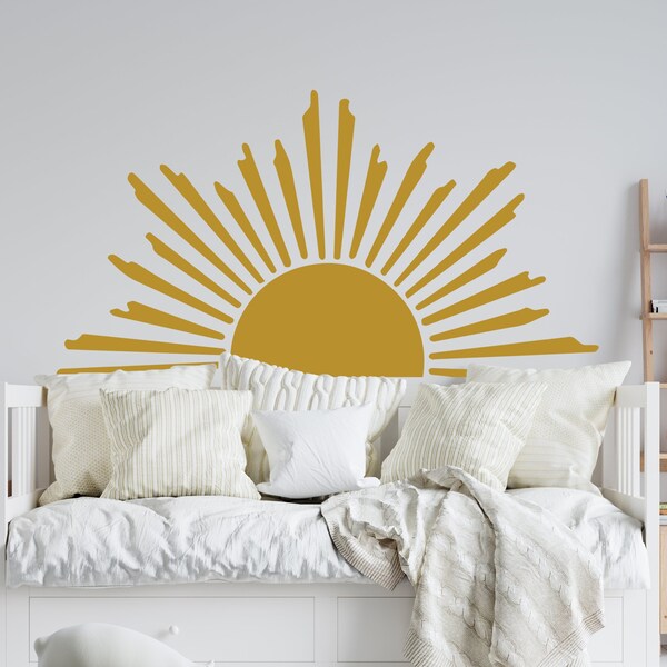 Sun Wall Decal - Etsy