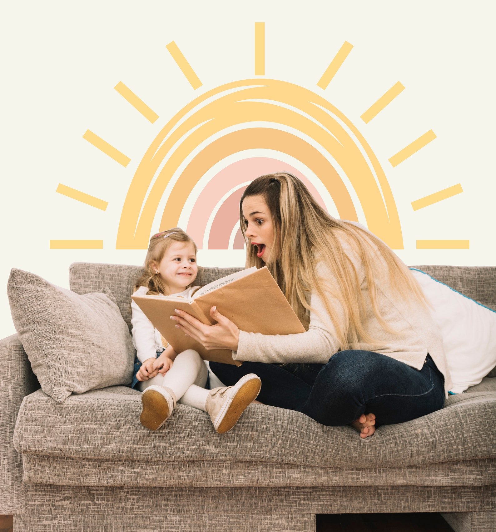 Large Rainbow Sun Wall Decal Baby Nursery Sunshine Gift Art - Etsy
