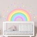 Large Rainbow Decal for Girl Bedroom Gift Polka Dots Wall - Etsy