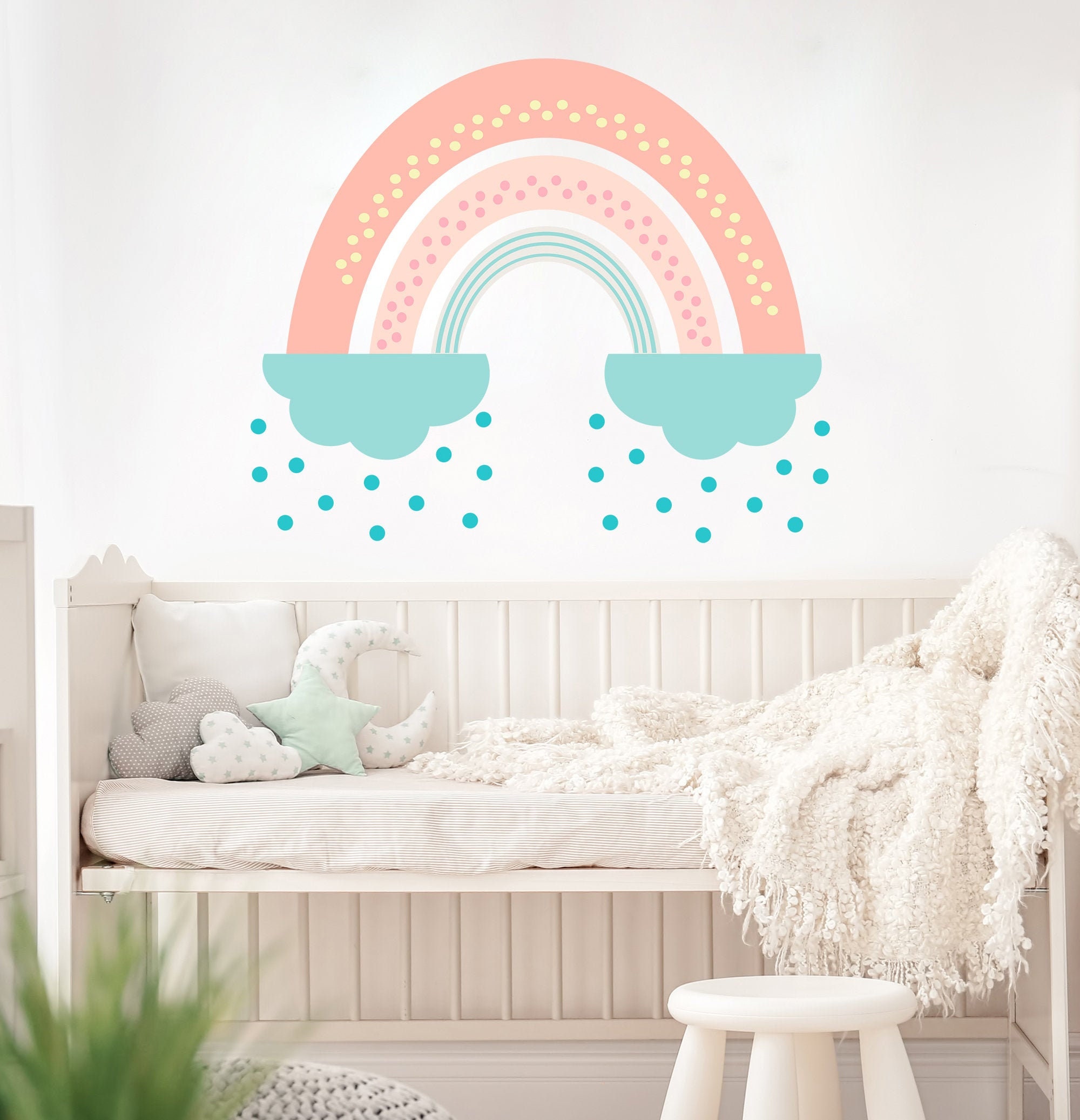 Pastell Regenbogen Wand Aufkleber Kindergarten | Etsy Pastell Regenbogen Wand Aufkleber Kindergarten | Etsy