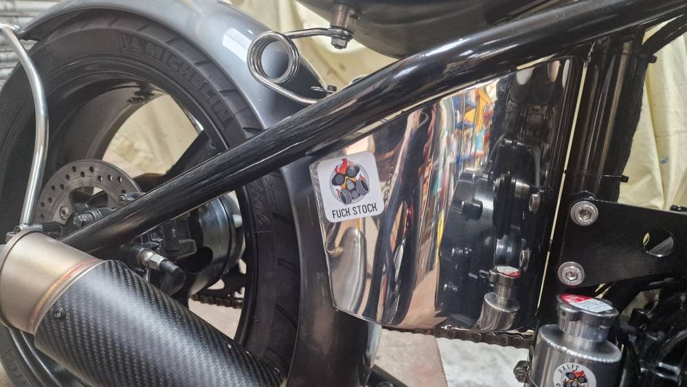 F@CK STOCK | Handmade Custom Motorcycle | Sticker | Merch | Hot Rod ...
