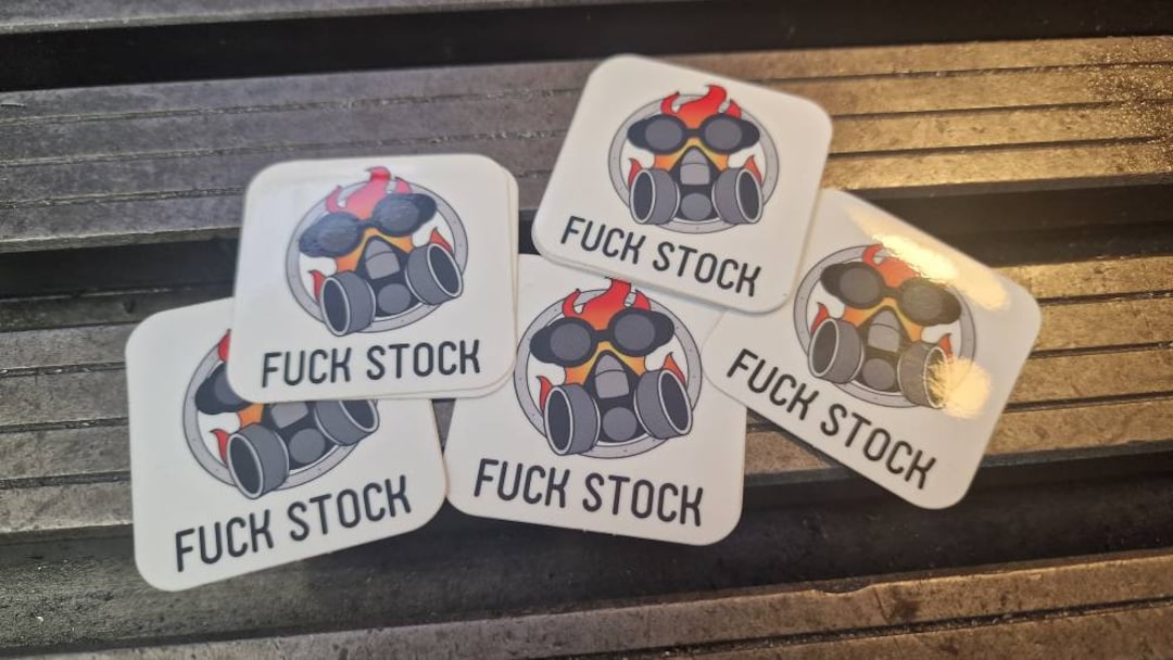 F@CK STOCK | Handmade Custom Motorcycle | Sticker | Merch | Hot Rod ...