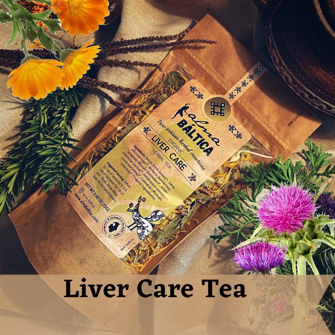 Organic Liver Care Herbal Tea Liver Detox Herbs For Liver Etsy