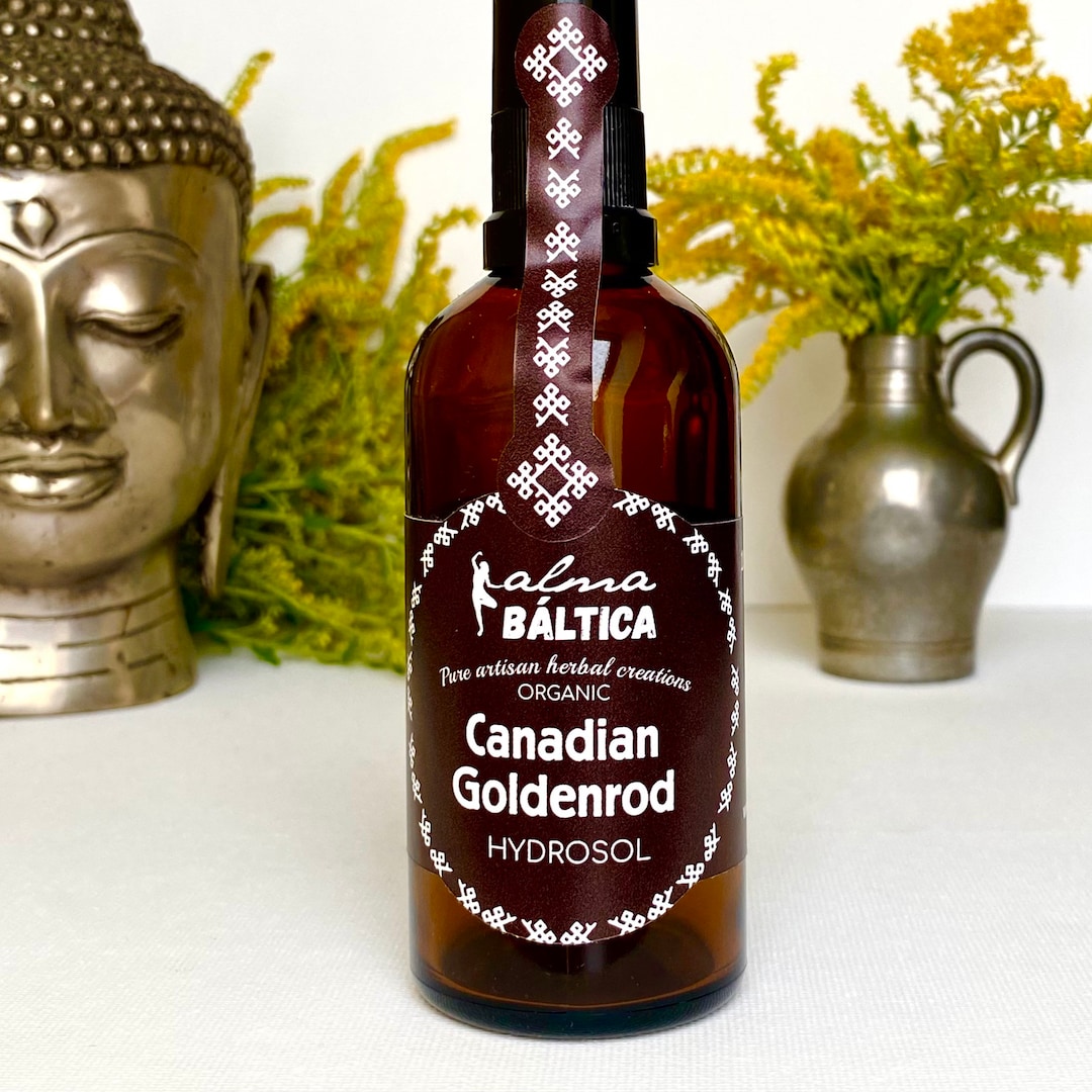 Goldenrod Hydrosol, Facial Toner for Healthy Glowing Skin, Herbal ...