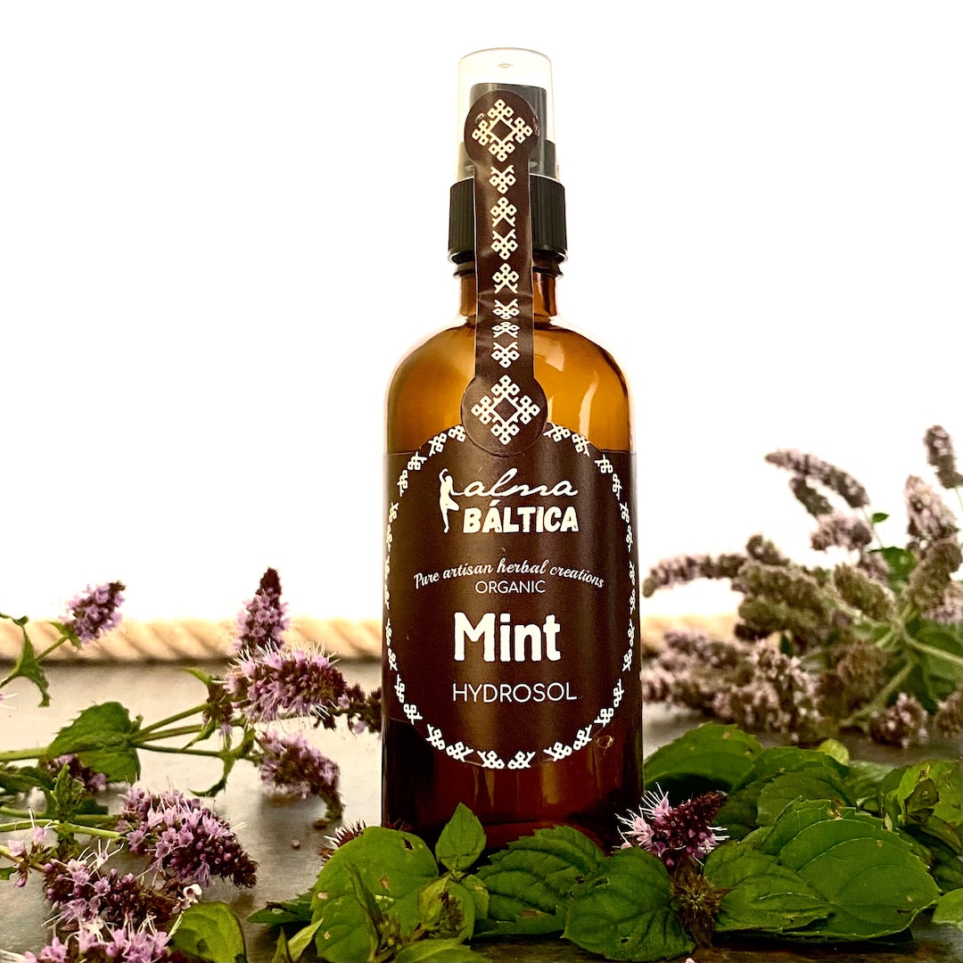 Mint Hydrosol, Cooling Face Mist, Face Toner, Make up Setting Spray ...