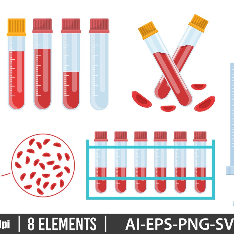 Blood Test Template - Etsy