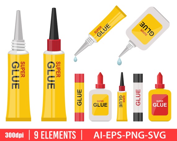 Glue Bottle Clipart