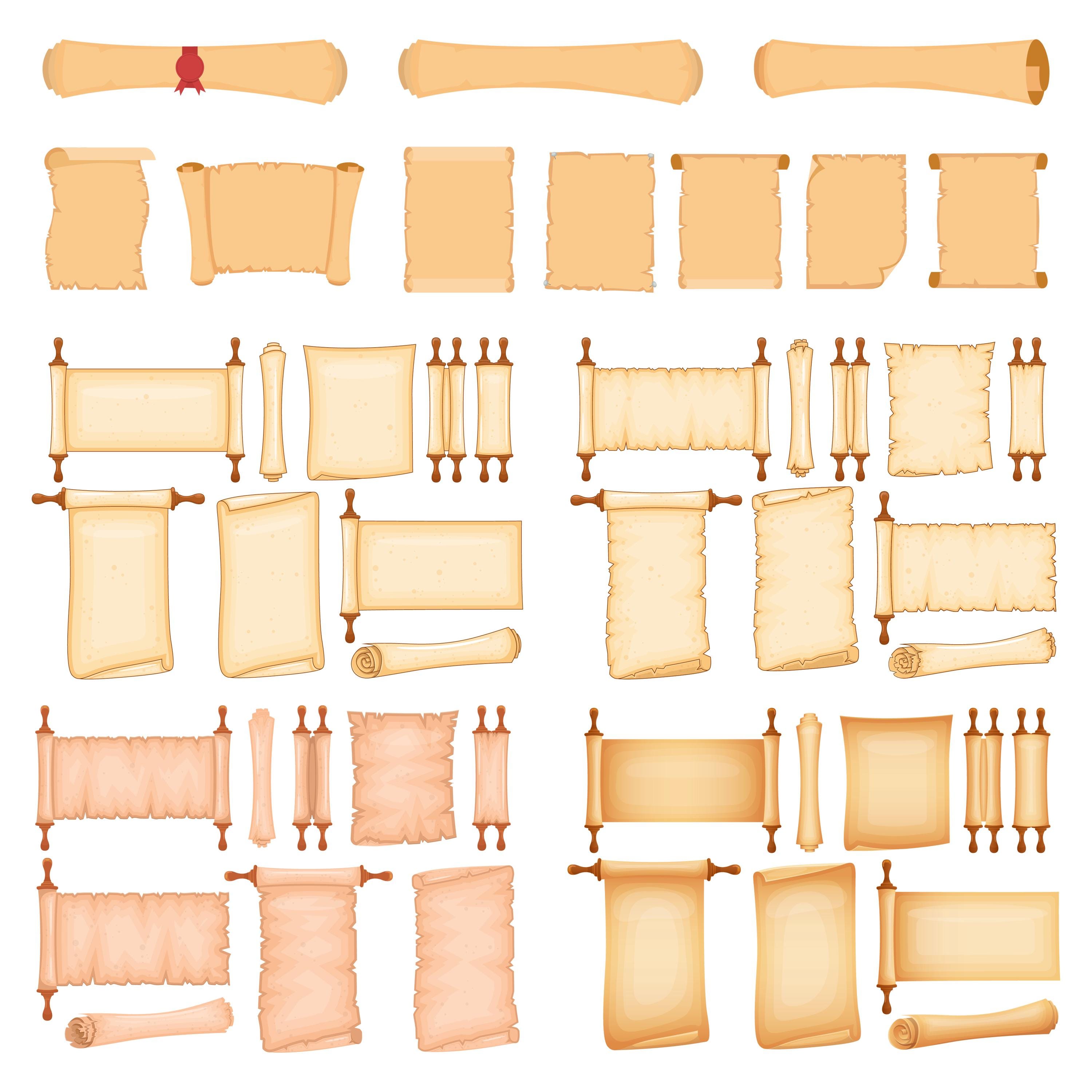 Paper Scroll Clipart Vector Design Scroll Clipart Paper Illustrations ...