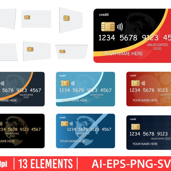 Fake Credit Card - Etsy