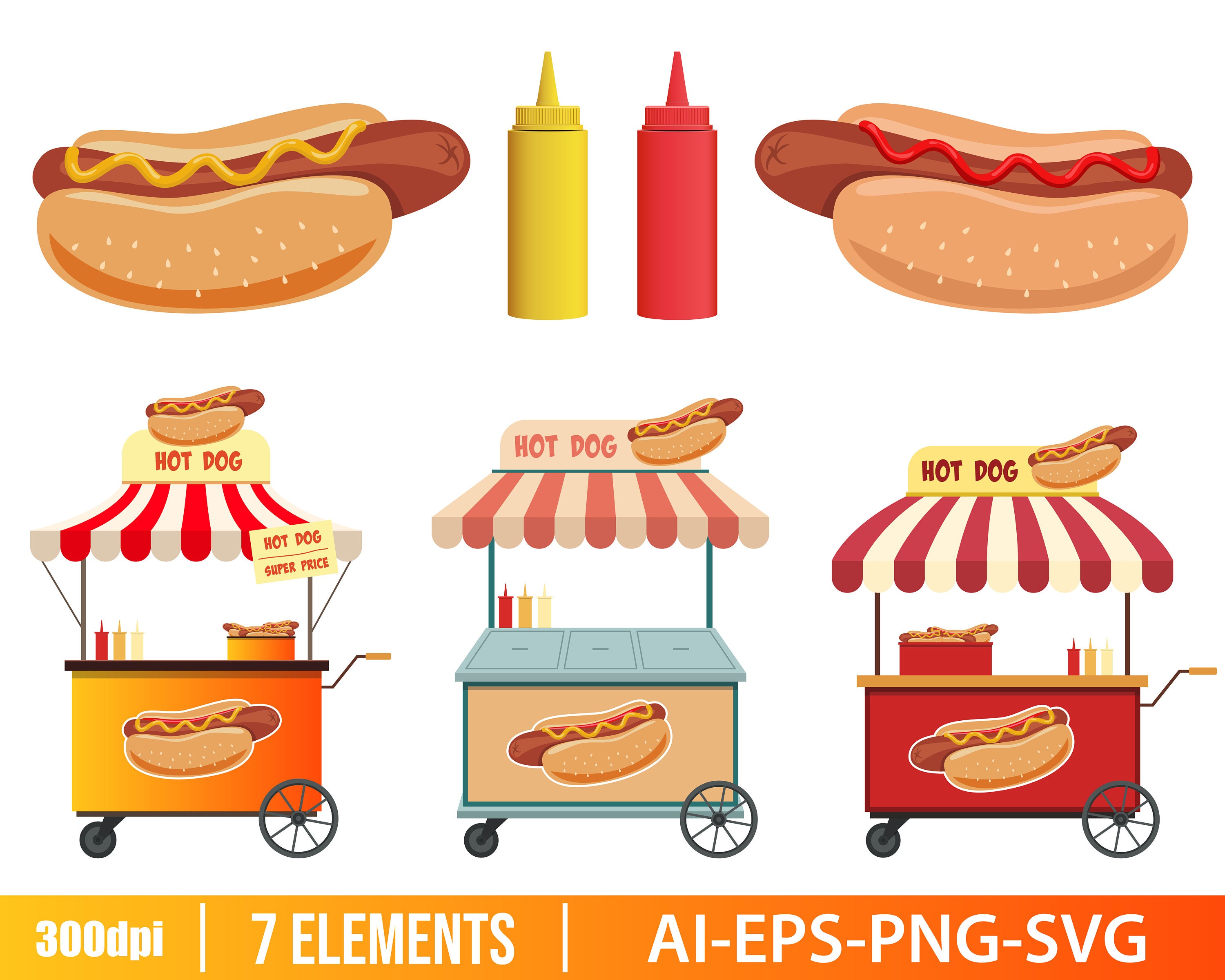 Hot Dog Stand Clip Art Png