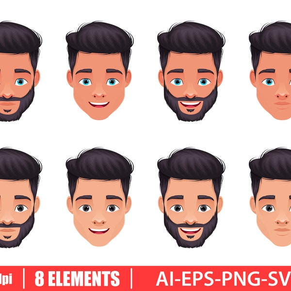 Young Man Clipart - Etsy