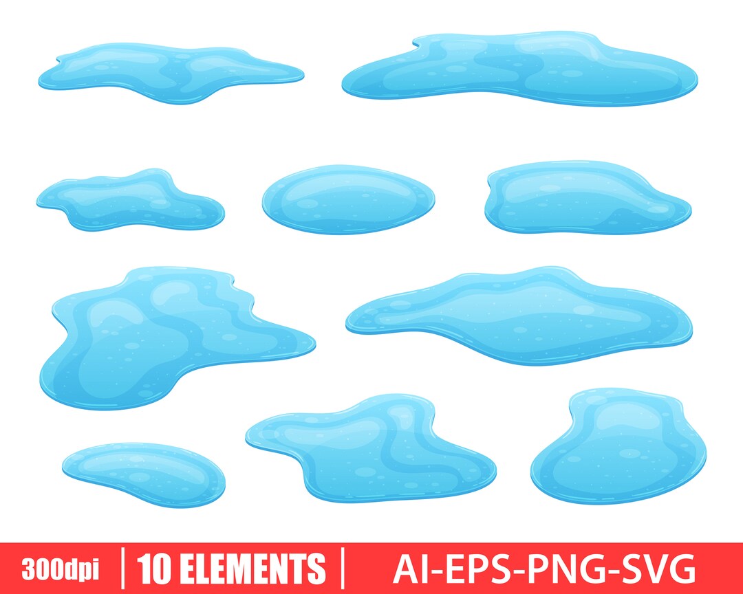 Liquid Clipart Vector Design Illustration. Liquid Set. Vector Clipart ...