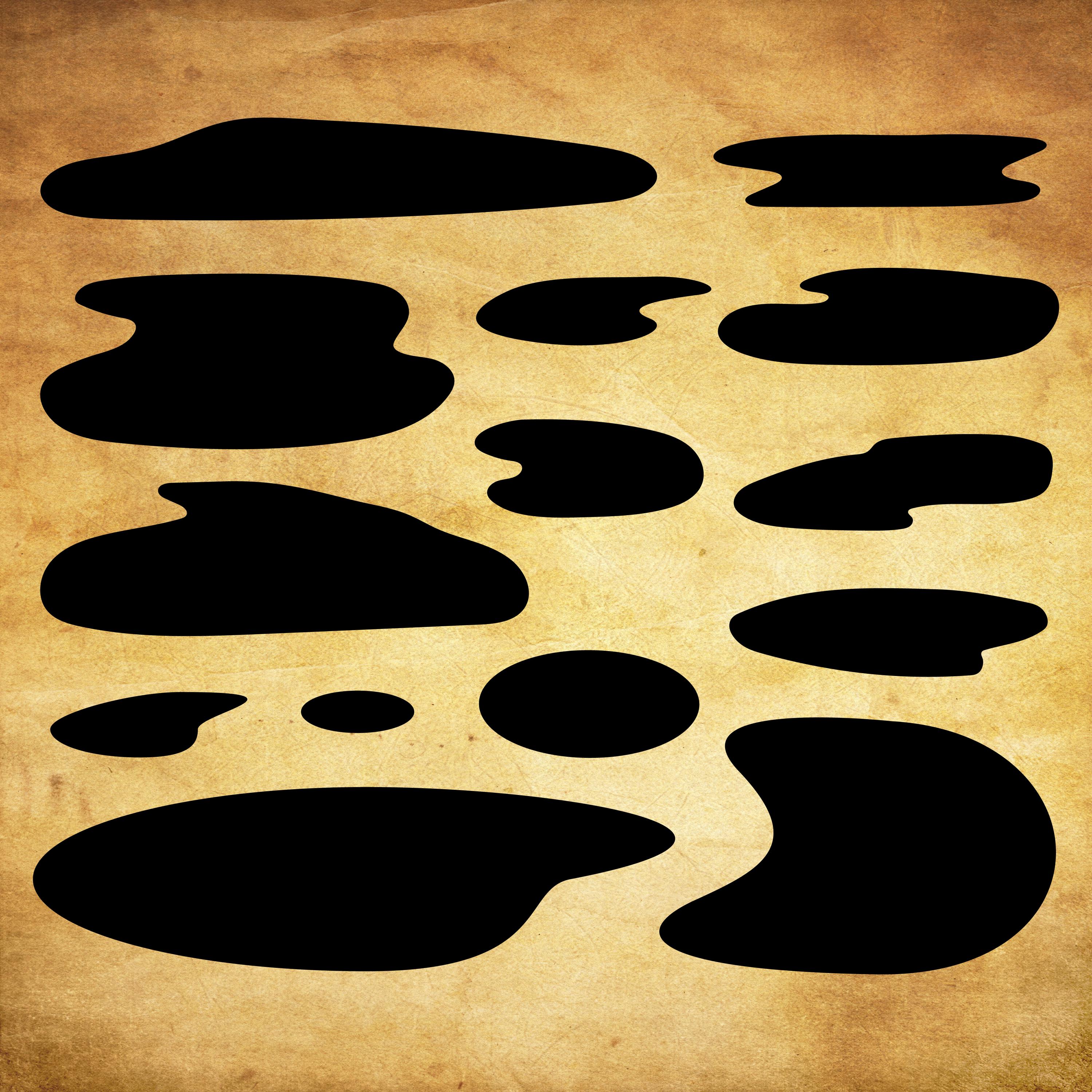 Water Puddle Clipart Vector Design Water Splash Illustration Digital ...