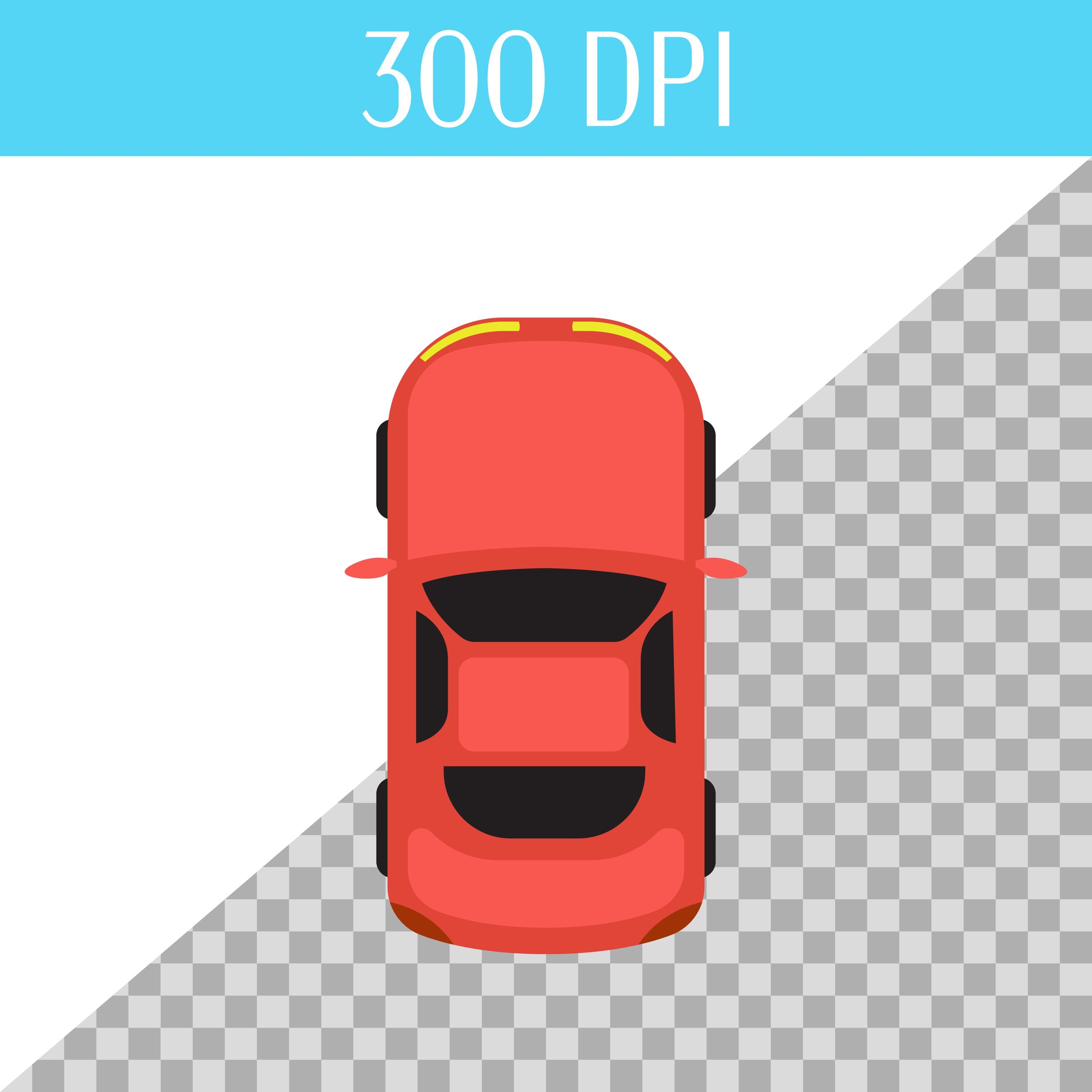 Car Top View Clipart Vector Art Vehicle Illustration Digital ...