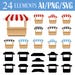 Empty Market Stall Street Vendor Booth Display Stand Vector Design ...