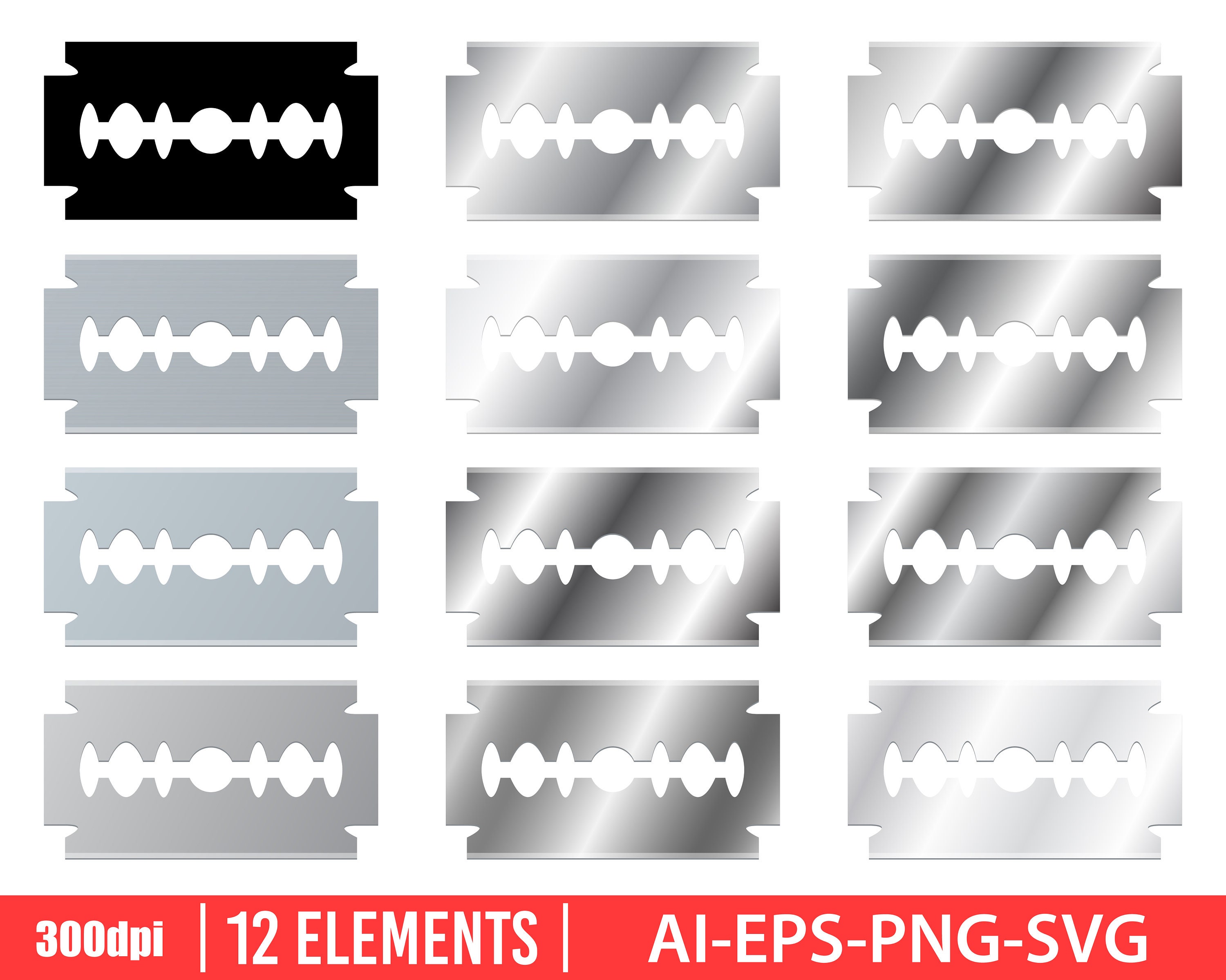 Shaving Blade Illustration
