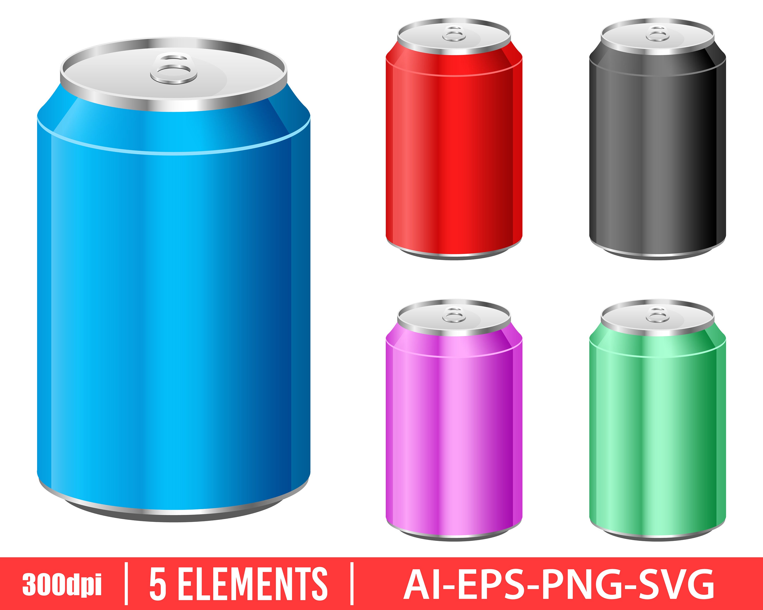 Soda Pop Can Clip Art