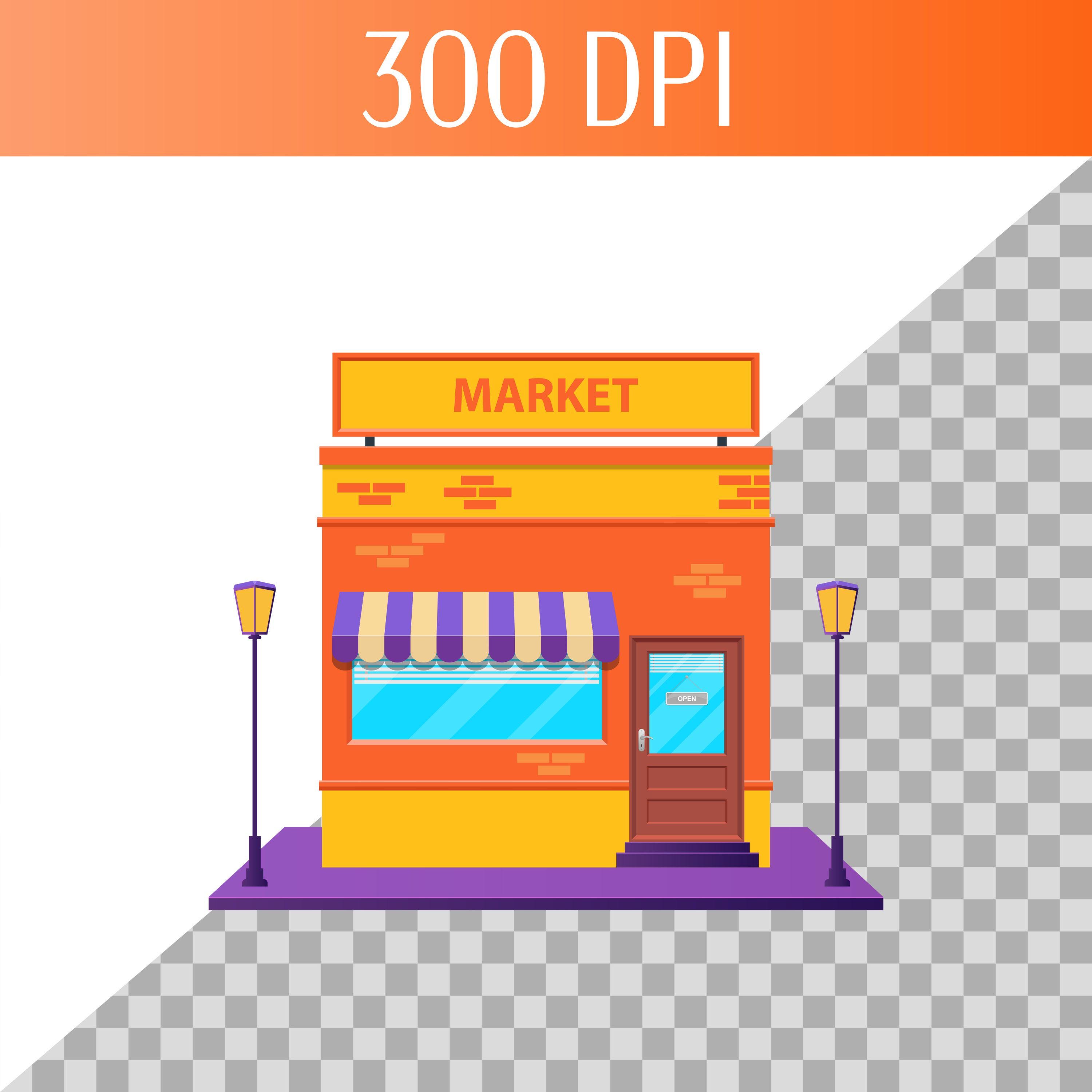 Storefront Clipart Vector Shop Front Digital Art Retail Design Store ...