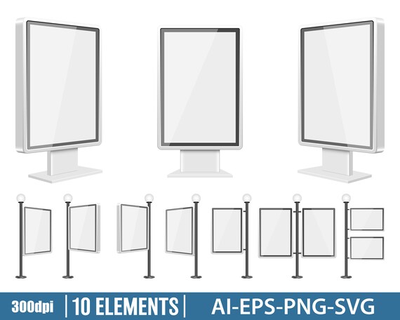 Light Box Template Clipart Vector Design Illustration. Light | Etsy
