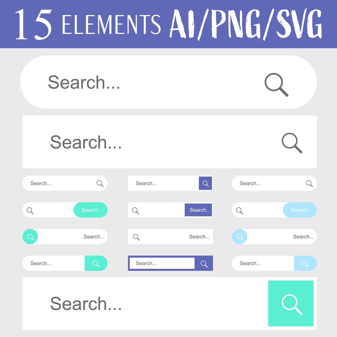 Online Search Box Clipart Vector Design Digital Graphics Web Search Bar ...