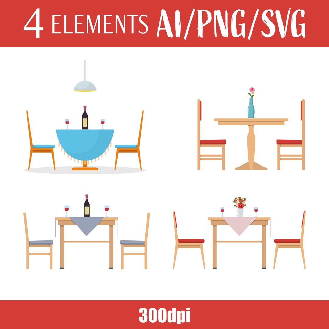 Elegant Feast Dining Table Luxurious Meal Celebration Vector Art ...