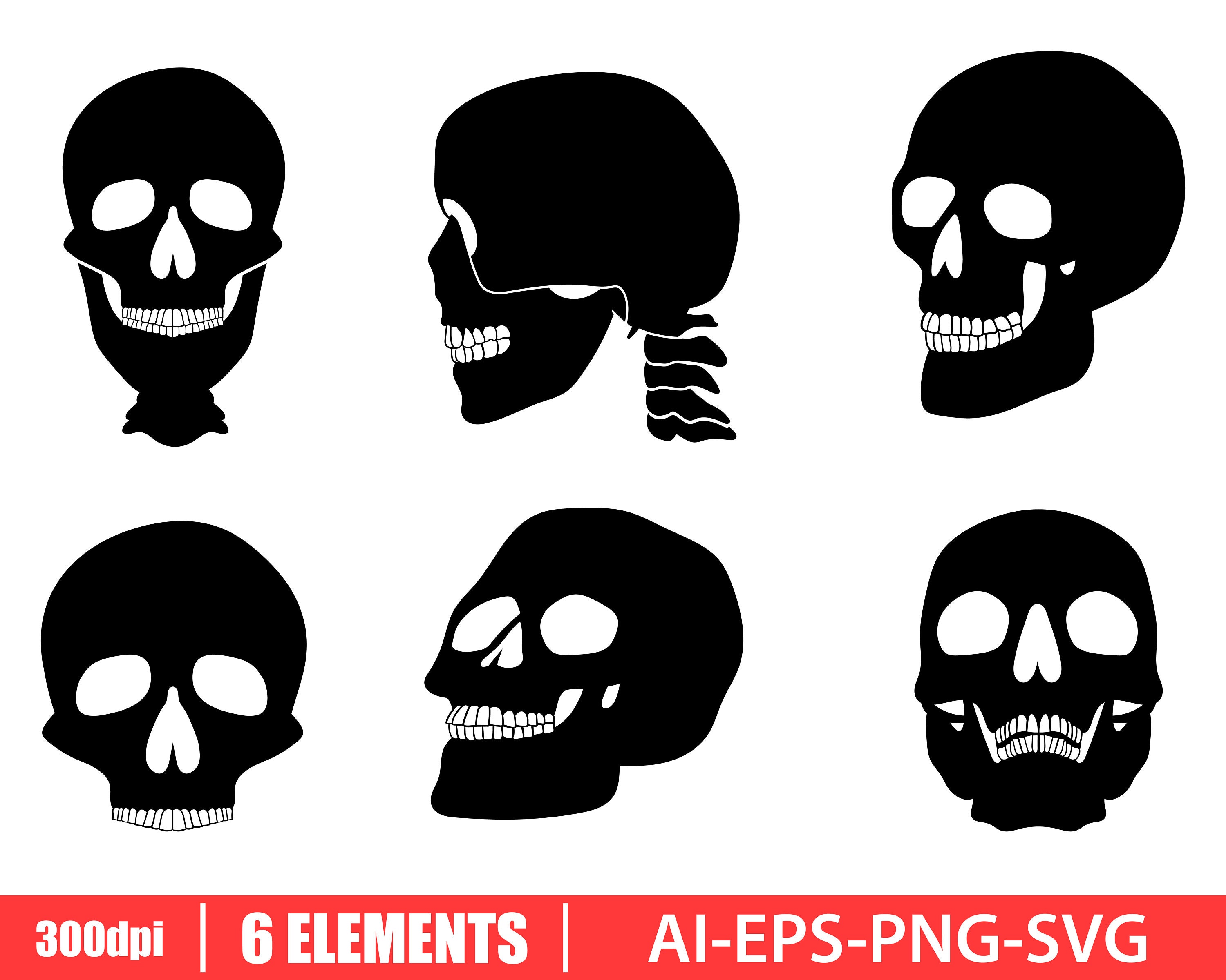 Simple Skull Clip Art