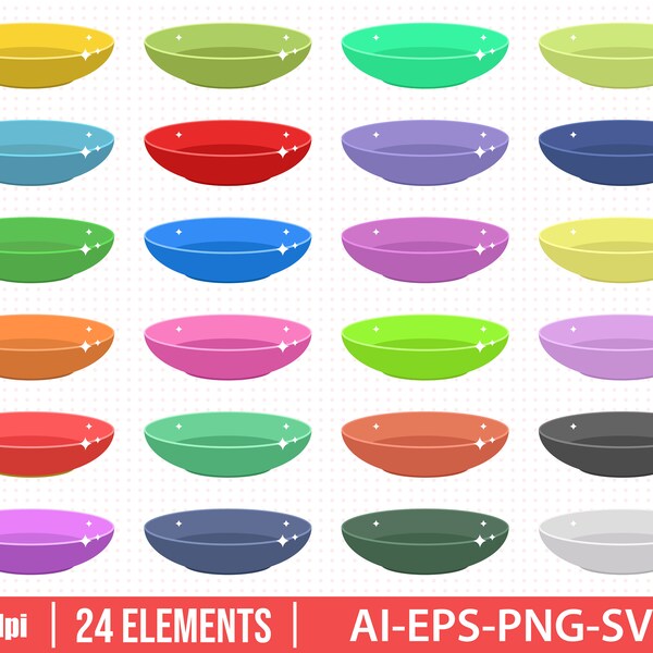 Colored Plates - Etsy