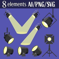 Spotlight Svg, Spotlight Dxf, Spotlight Png, Spotlight Clipart ...
