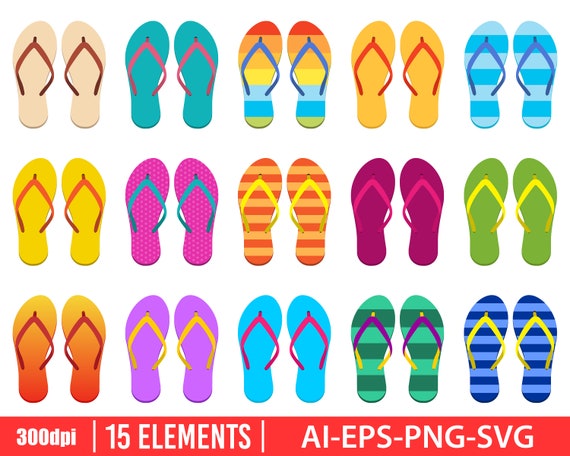 One Flip Flop Clip Art