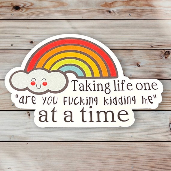 REDESIGNED Large Rainbow Decal/sticker - Etsy