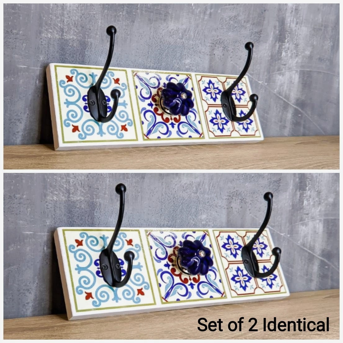 Set of Two Combinable Coat Rack Wall Mounted, Free Shipping on the ...