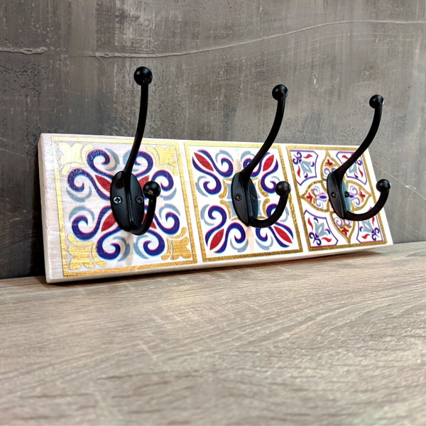 Decoupage Coat Rack - Etsy