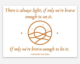 Amanda Gorman Sticker | Etsy