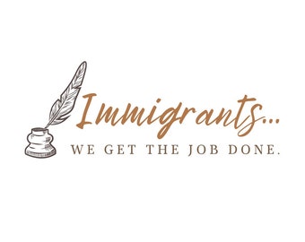 Immigrants Sticker - Etsy