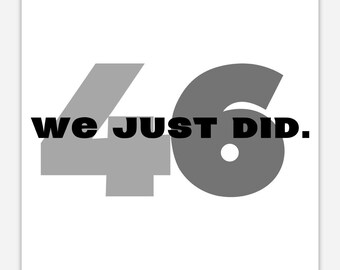 We Just Did Sticker - Etsy