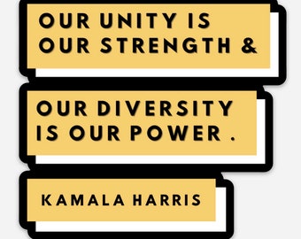 Unity in Diversity Sticker - Etsy