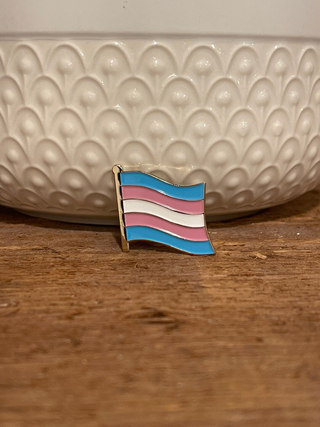 Transgender Flag Lapel Pin - Etsy