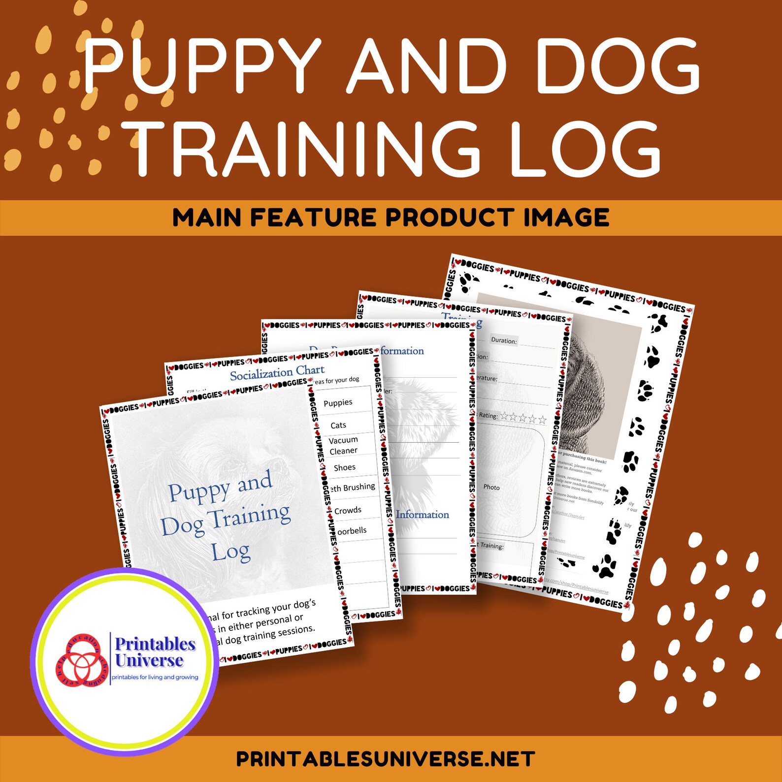 A Puppy and Dog Training Log Book for the professional or | Etsy