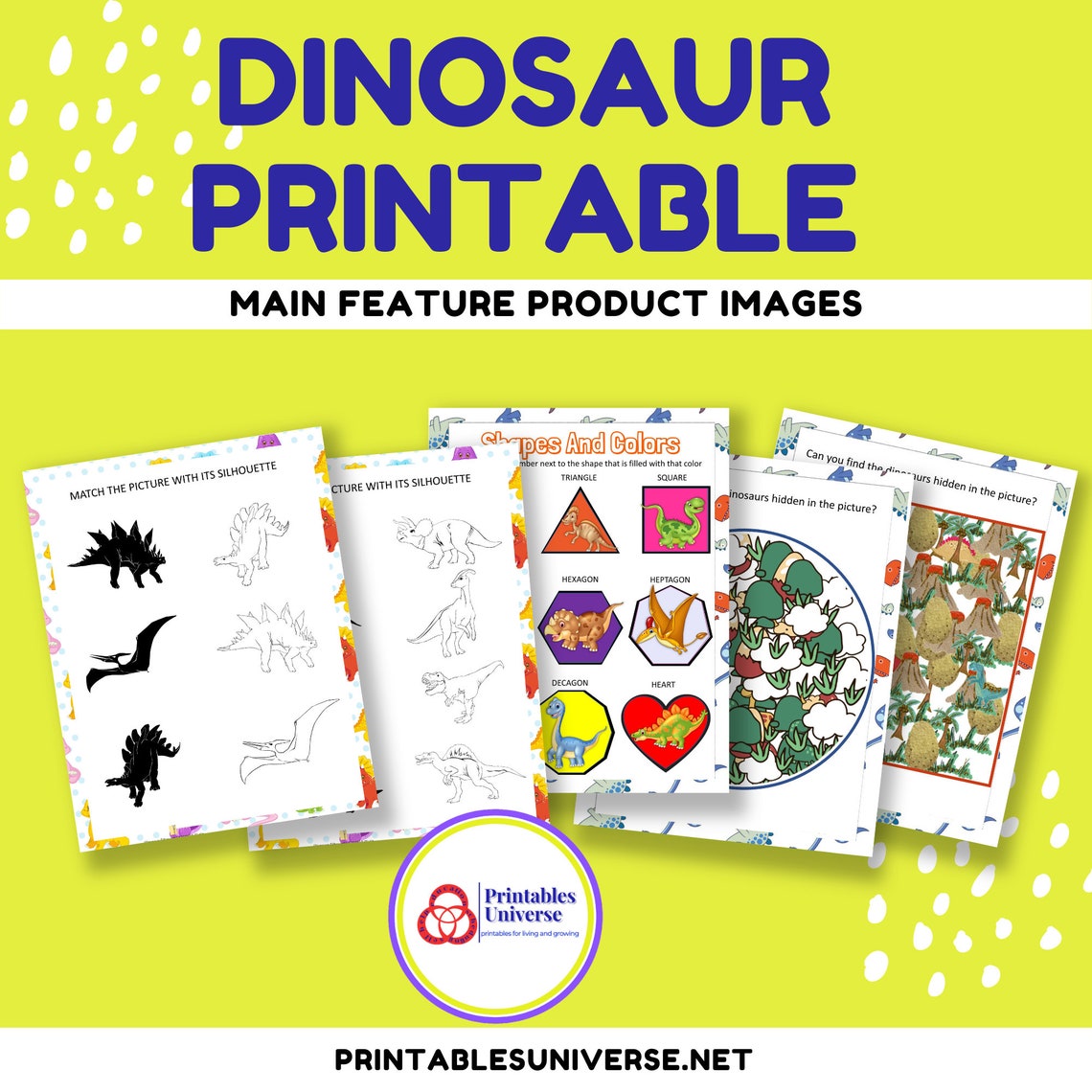 Educational Dinosaur-themed Busy Book Activity Book - Etsy