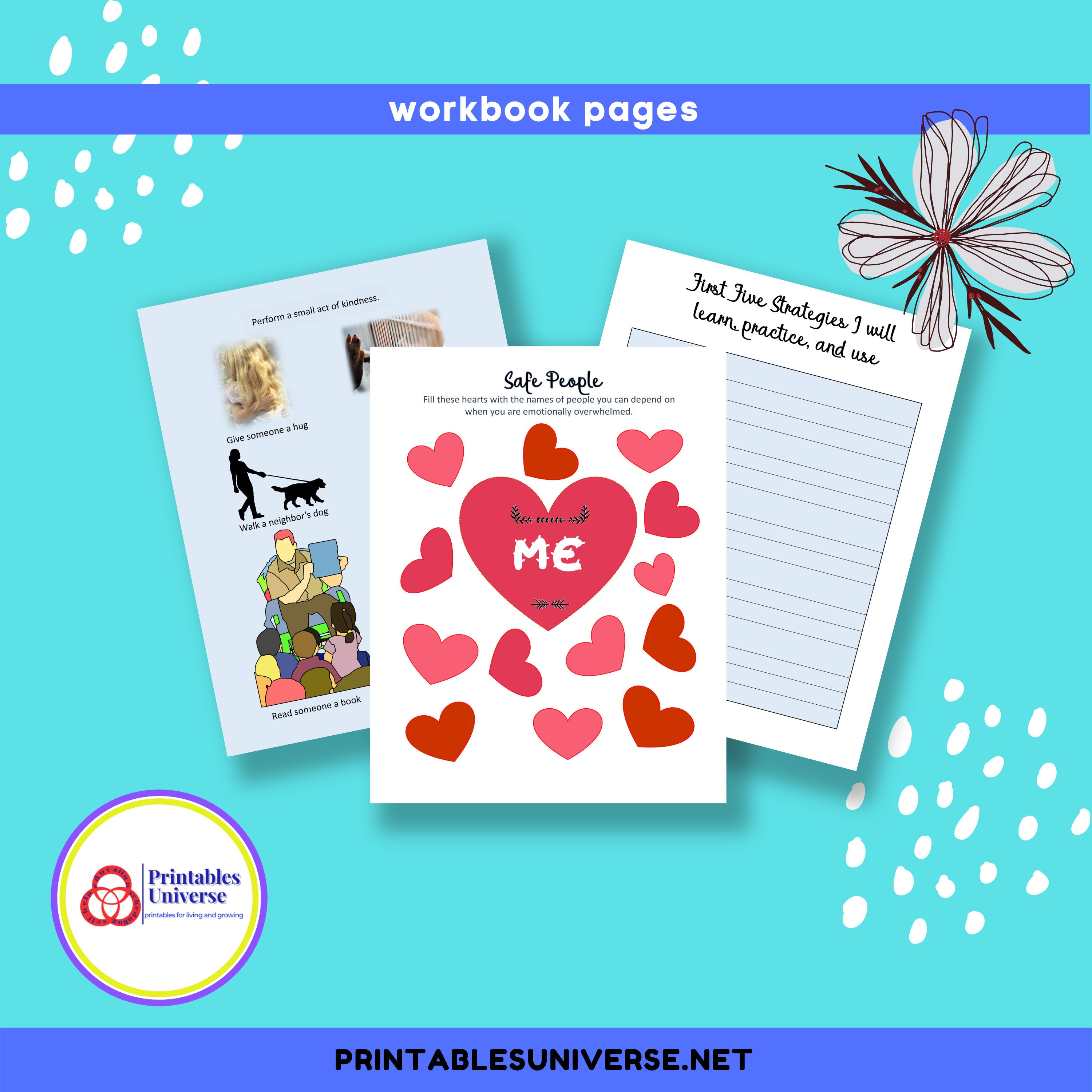 Printable Guided Journal, Calming the Distress Within, Methods for ...