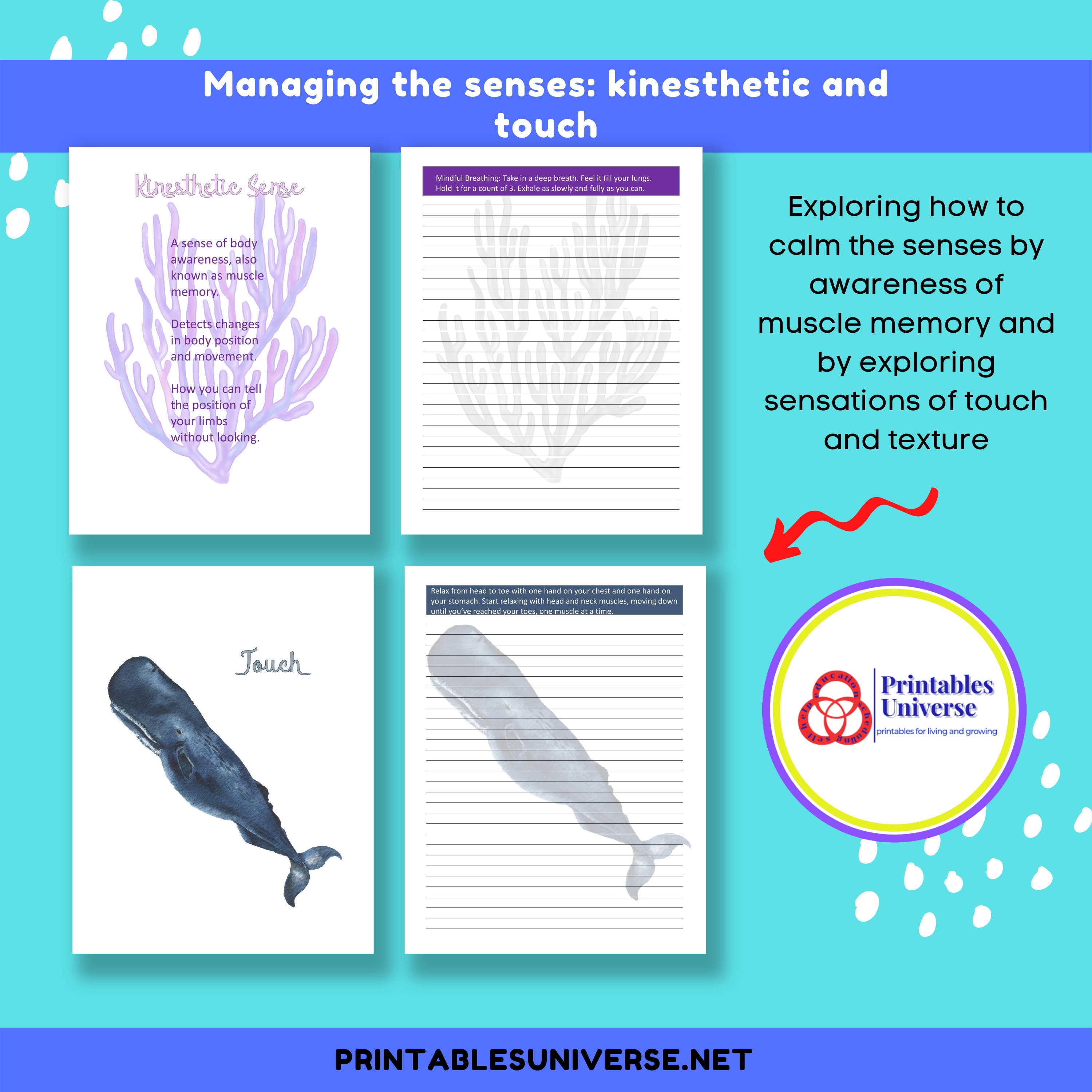 Printable Guided Journal, Calming the Distress Within, Methods for ...