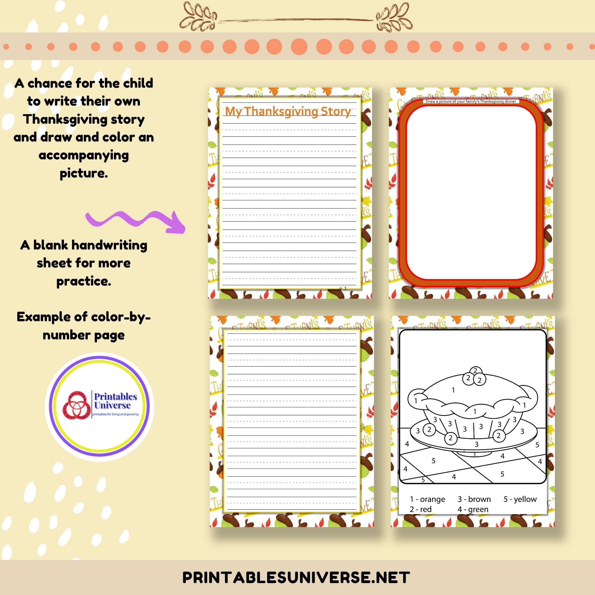 Preschool & Kindergarten Alphabet Workbook, A-Z, Printable ...