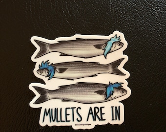 Mullet Sticker Svg | Etsy