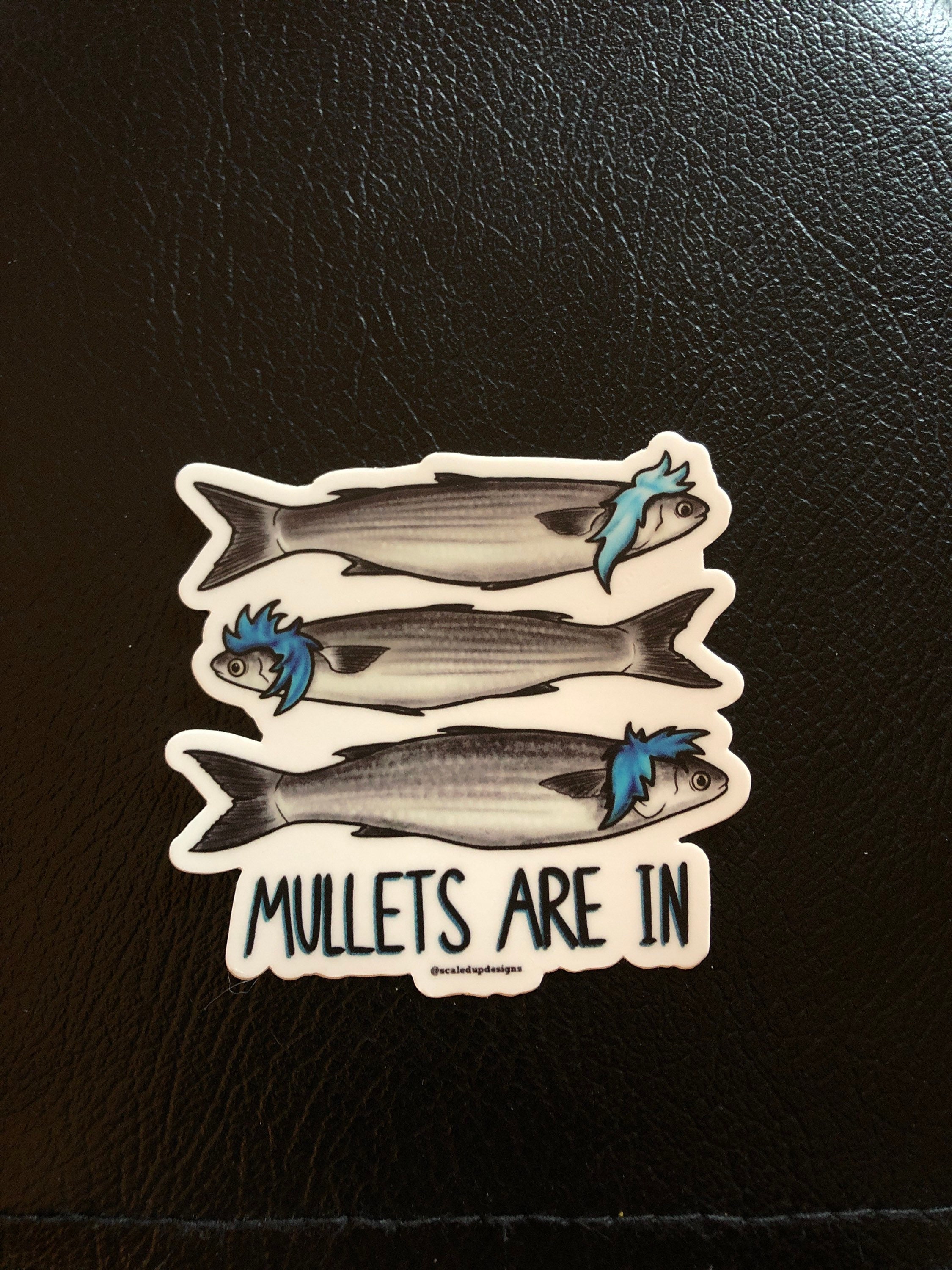 Mullet Sticker - Etsy