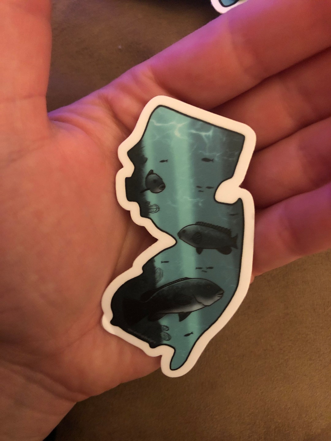 NJ Tog Sticker - Etsy