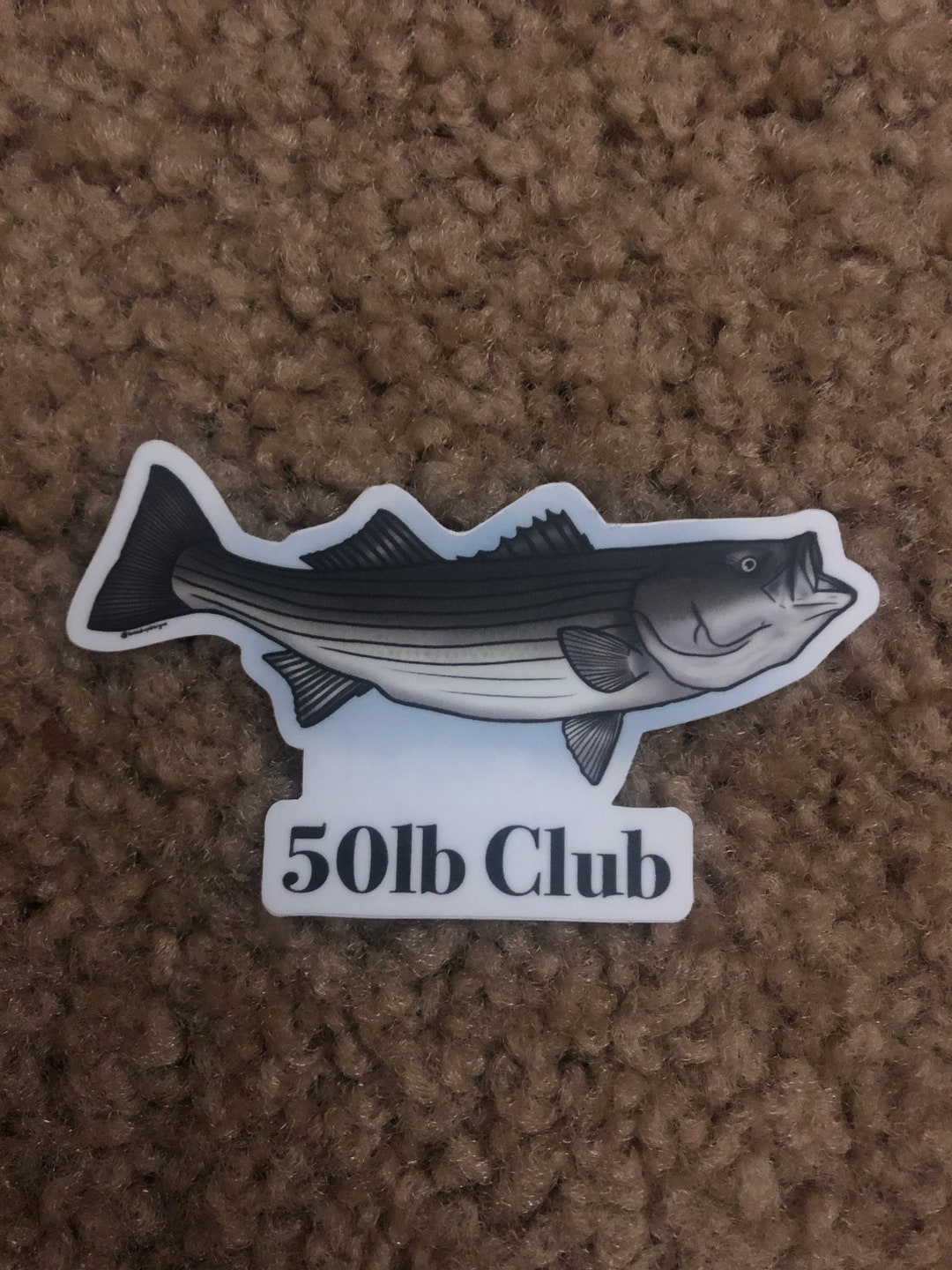 50lb Club Sticker (3 Inch) - Etsy