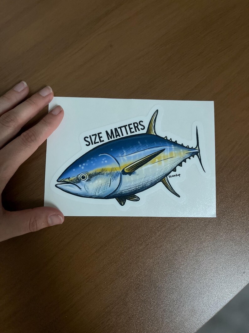 Tuna Vinyl Decal - Etsy